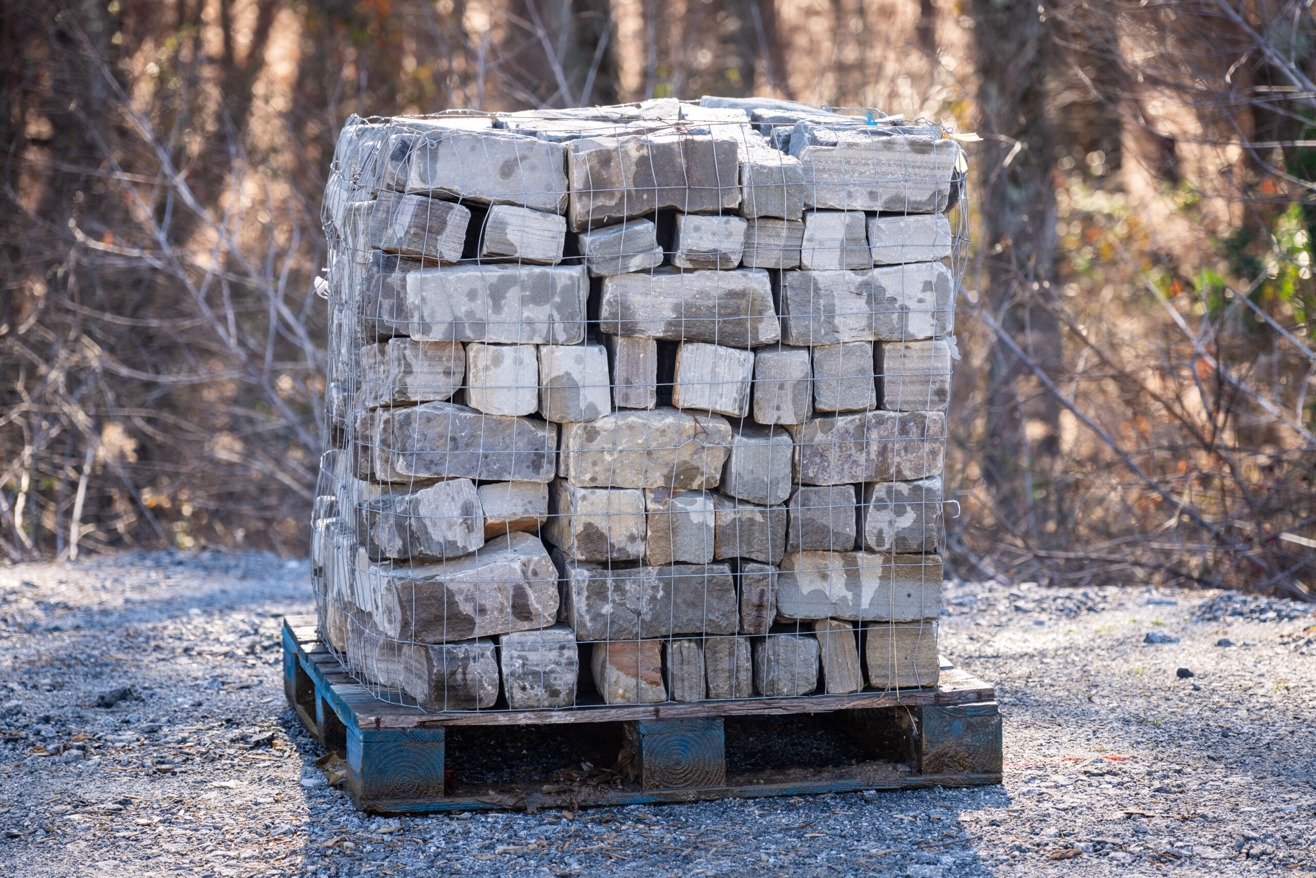 Tumbled Blue Cobblestone - Georgia Landscape Supply