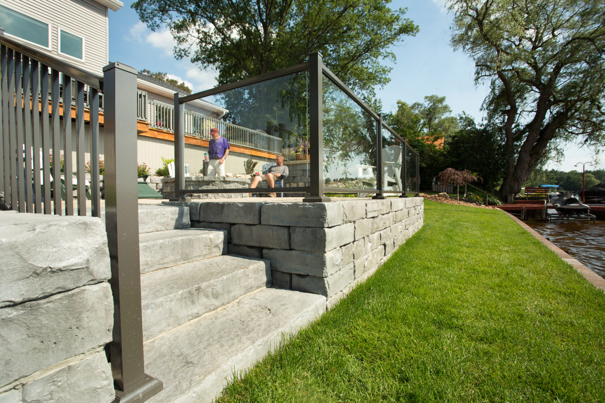 36" Dimensional Step, Gray - Georgia Landscape Supply